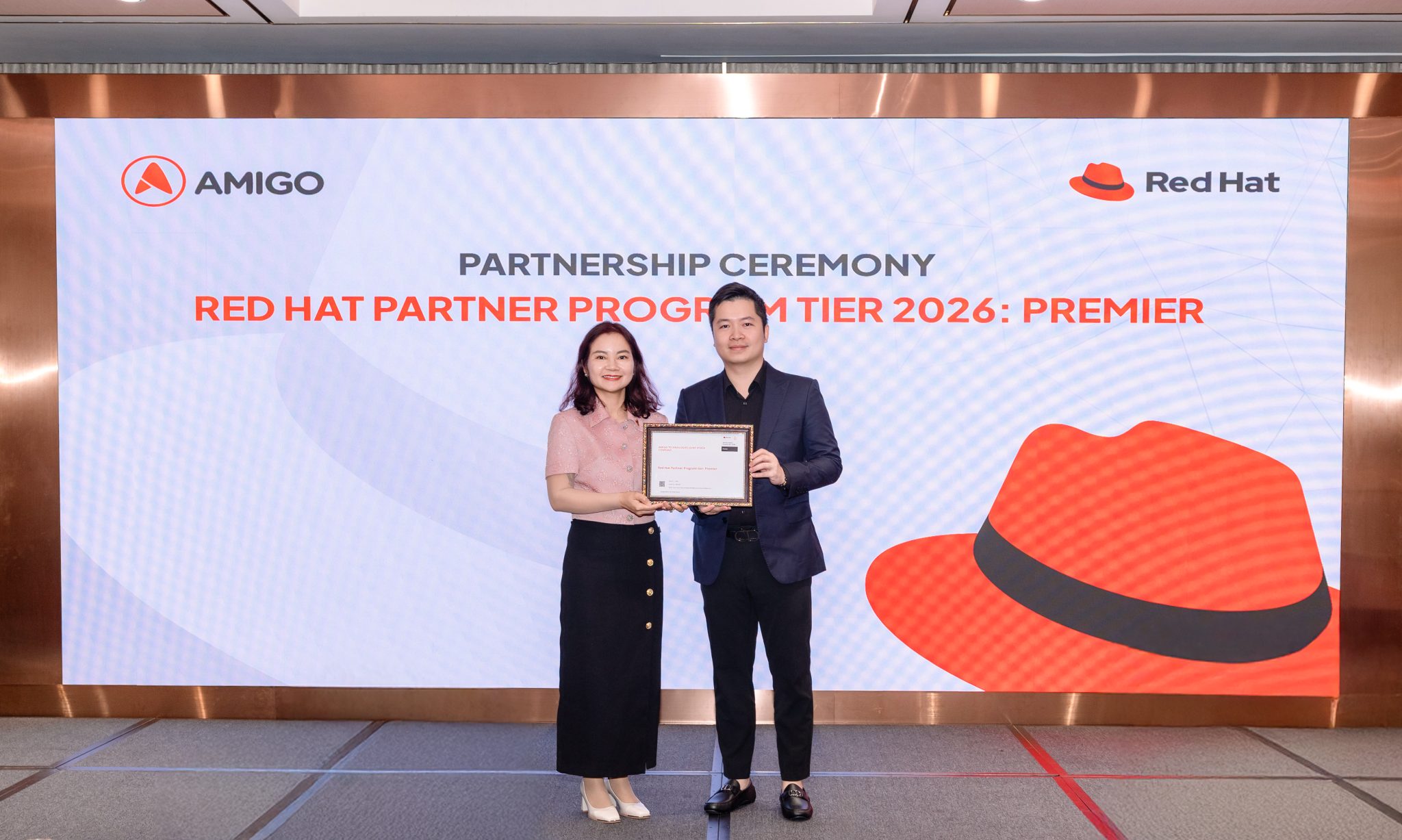 Amigo Reaffirms The Position as Red Hat's Premier Partner, The Highest ...